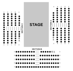 Prima Seat Map 2025 - Grunin Center for the Arts